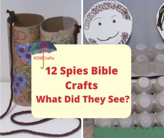 12 Spies Bible Crafts for Sunday School or Homeschooling