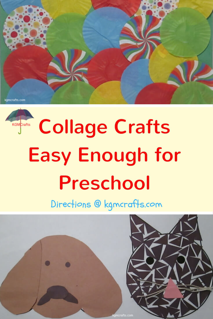 Collage Crafts for Kids Are Easy for Preschoolers
