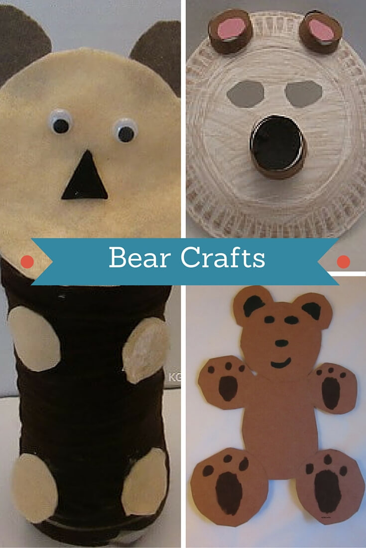 Bear Crafts for Kids from Easy to Find Materials